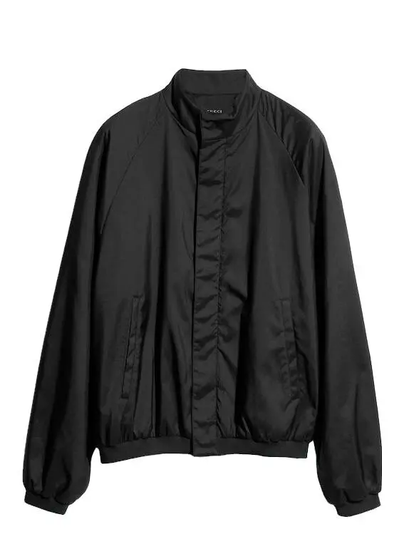 Gucci Lightweight Padded Jacket With Internal Web Detail - Black