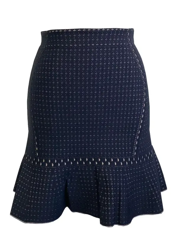 DIANA MOYA ATELIER Sophia Fit & Flare Skirt - Black