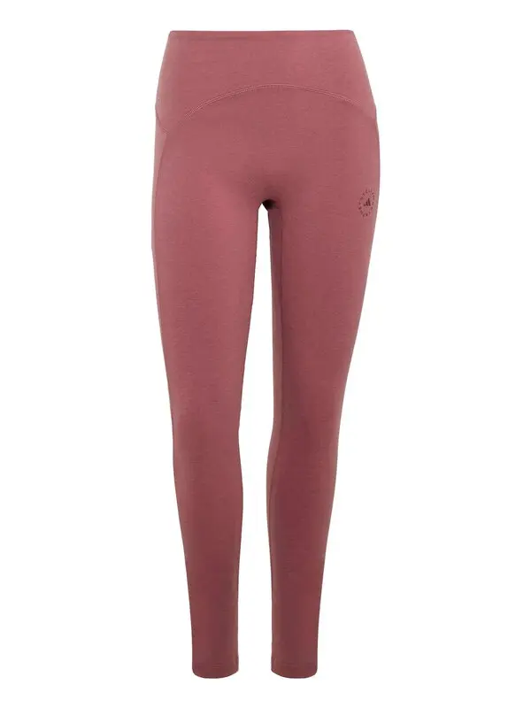 Stella McCartney Adidas Studio Cotton Leggings - Purple