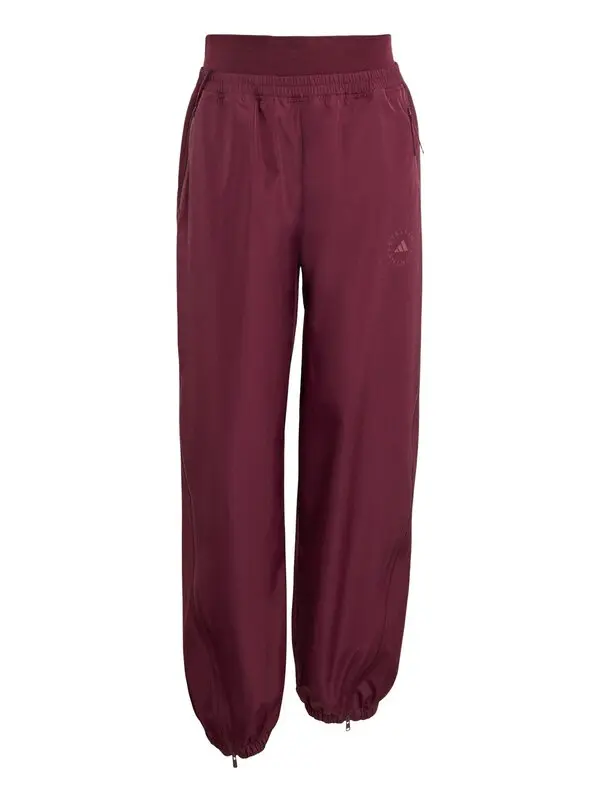 Stella McCartney Adidas Zip Track Pants - Maroon