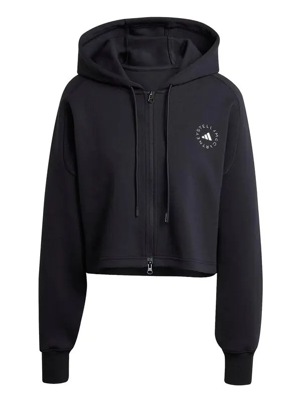Stella McCartney X Adidas Cropped Hoodie - Black