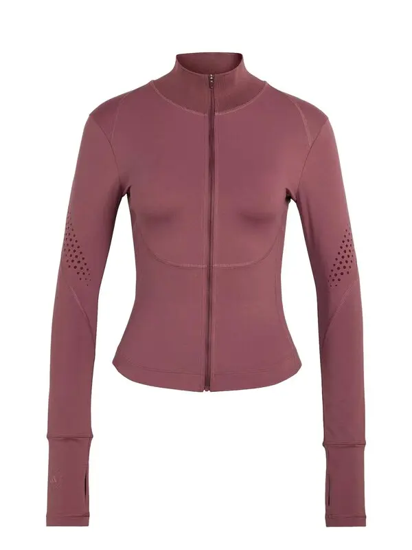 Stella McCartney Adidas Training Midlayer Jacket - Maroon