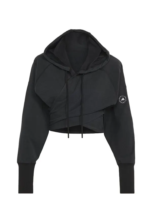 Stella McCartney X Adidas Sportswear Wrap Hoodie - Black