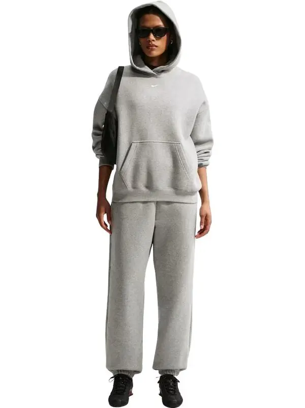 Nike Studio Fleece High-rise Oversized Cuffed Pants - Grey