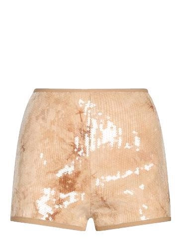 WEILI ZHENG Sequined Hot Pants - Pink