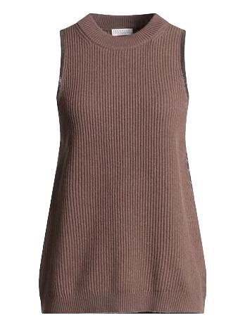 Brunello Cucinelli Cashmere Sweater Vest - Brown