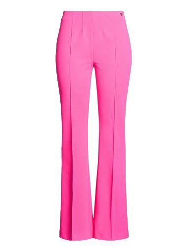 Liu Jo Polyester Elastane Flared Pants - Pink