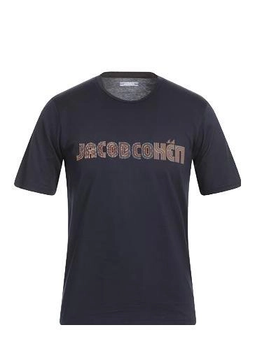 JACOB COHЁN T-shirt Size Cotton - Midnight Blue