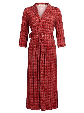 SIYU Midi Dress Size Viscose, Elastane - Red