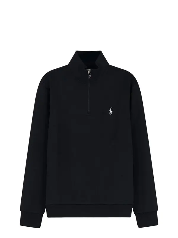 Polo Ralph Lauren Cotton And Recycled Polyester Sweatshirt - Black