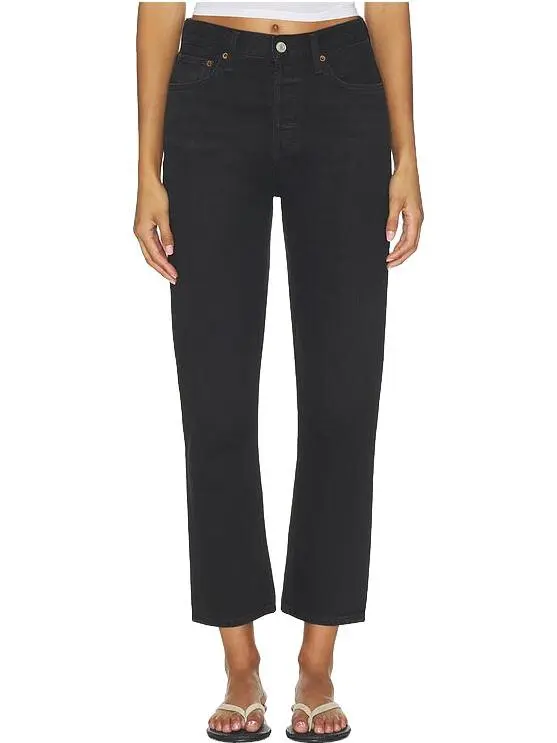 AGOLDE Riley Crop Jeans - Track