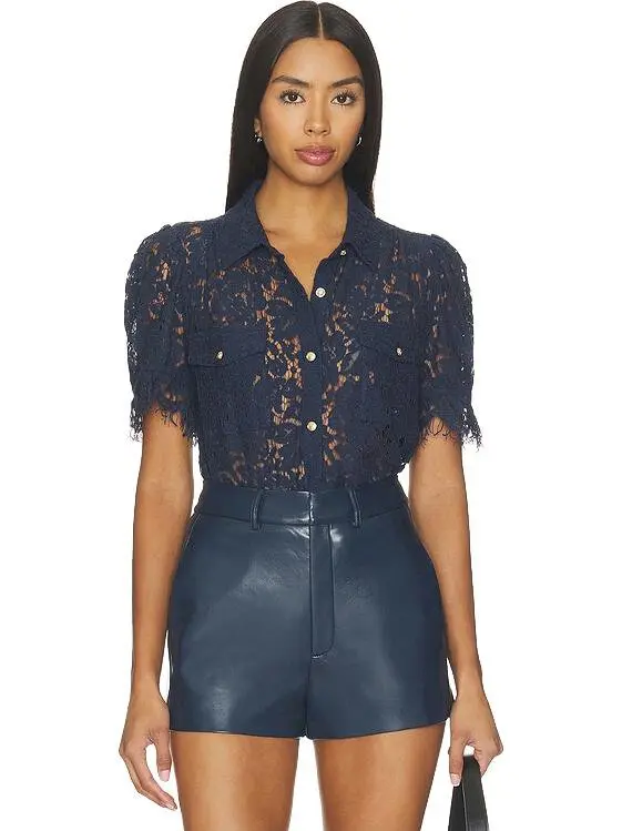 Generation Love Lace Shirt - Peacock