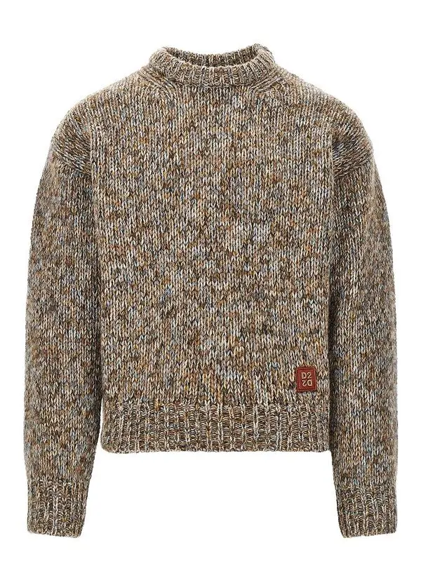 Dsquared2 Virgin Wool-blend Mouliné Knit Sweater - Multicolor