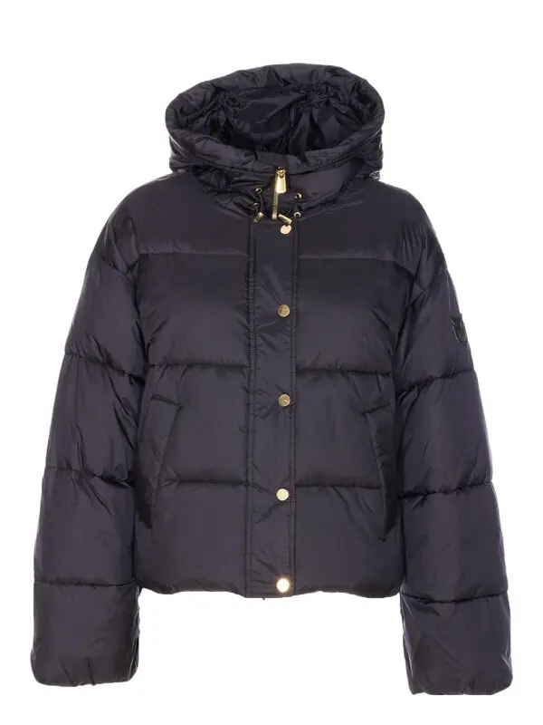Pinko Hooded Down Jacket - Black