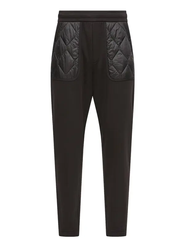 Moncler Quilted Pocket Joggers - Black