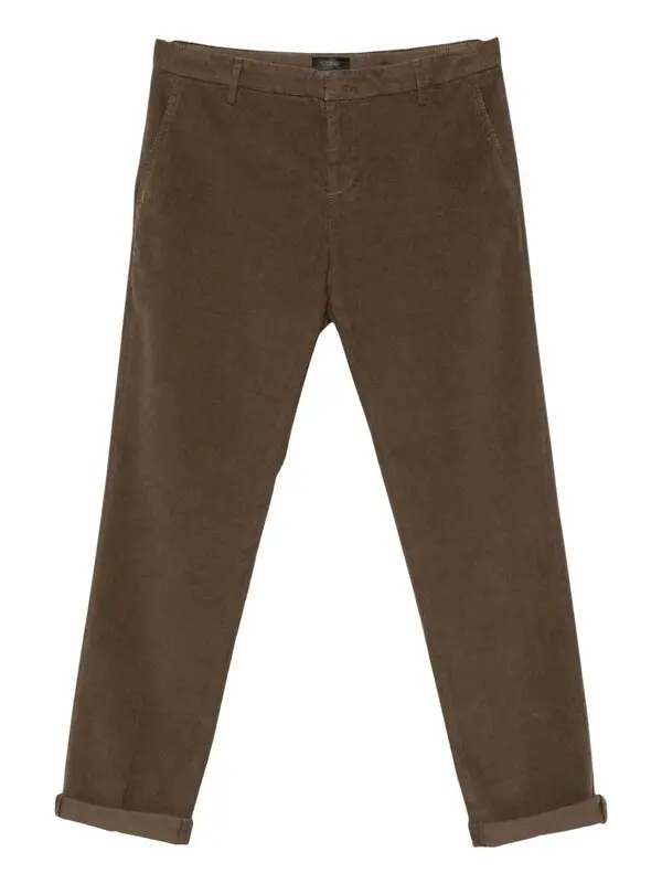 DONDUP Corduroy Effect Straight-leg Jeans - Brown