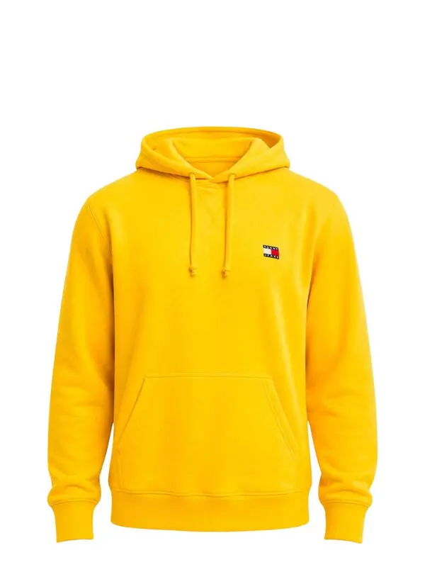 Tommy Hilfiger Drawstring Hooded Sweatshirt - Yellow