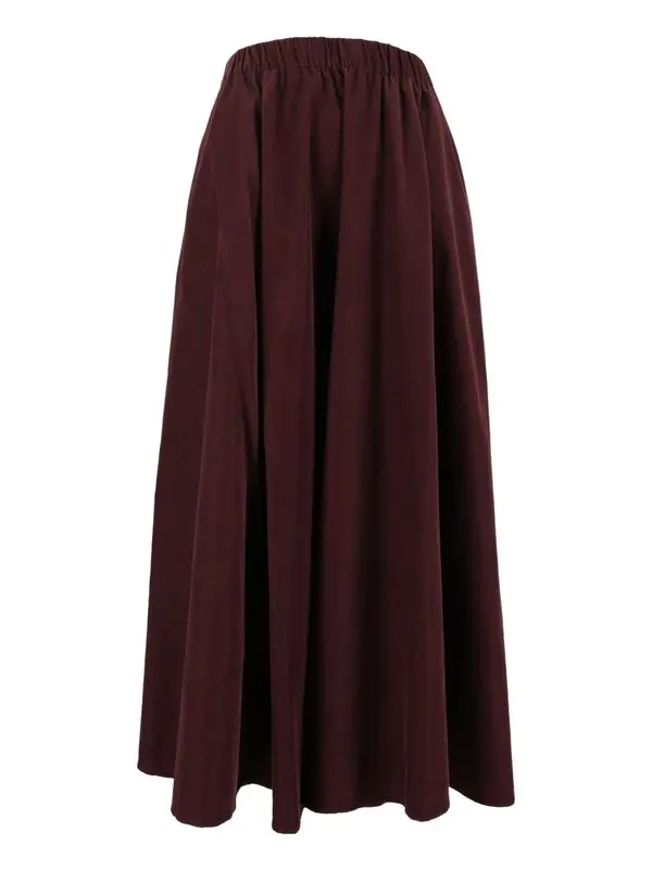 Aspesi High Waist Pleated Skirt - Black