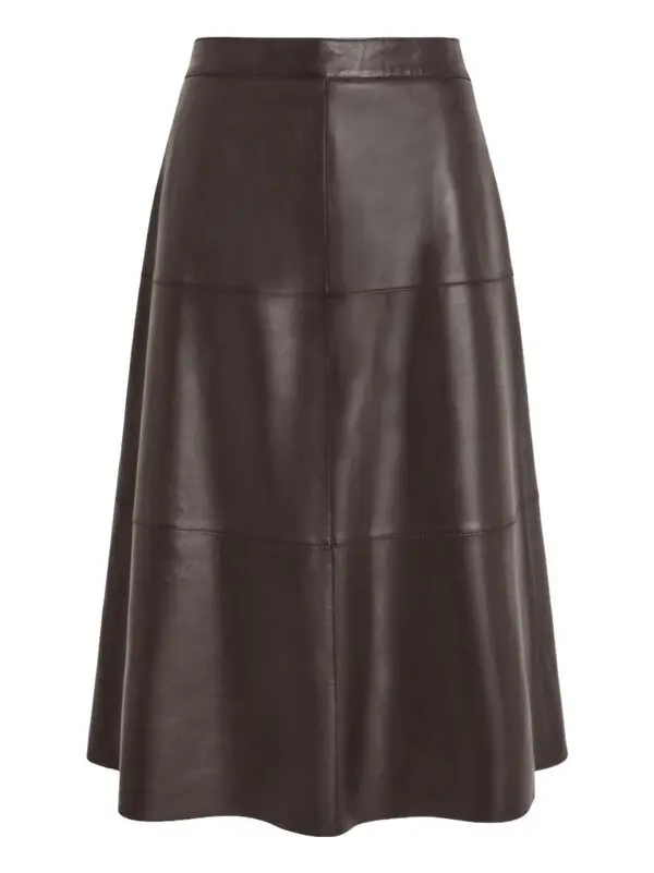 P.a.r.o.s.h Panelled Midi Skirt - Moro