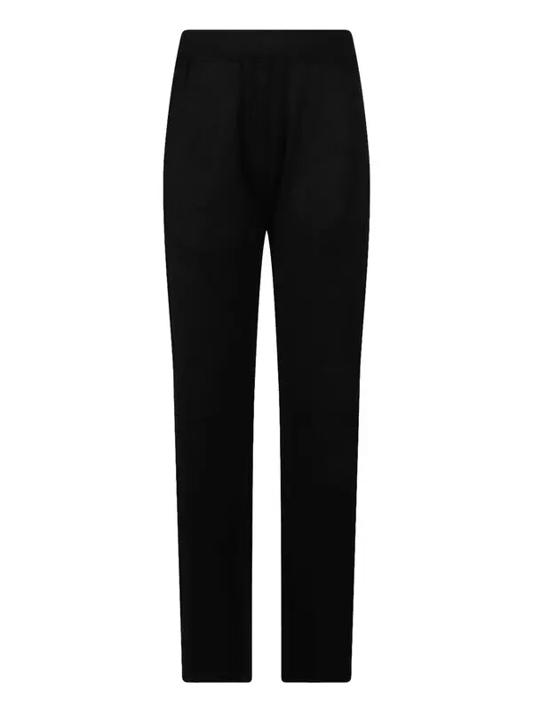 DONDUP Straight Leg Trousers - Black