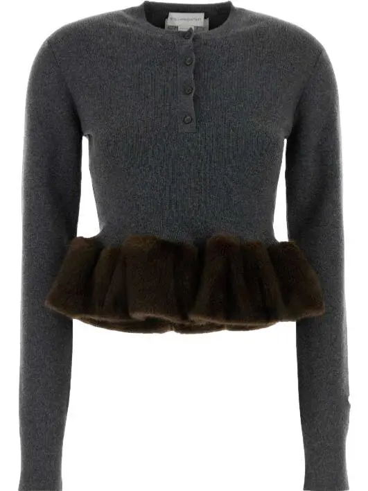 Stella McCartney Long Sleeve Color-block Pullover - Black