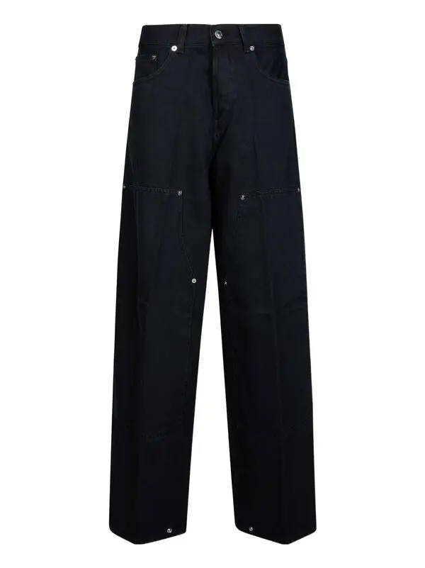 HAIKURE Snow Legacy Wide-leg Jeans - Black