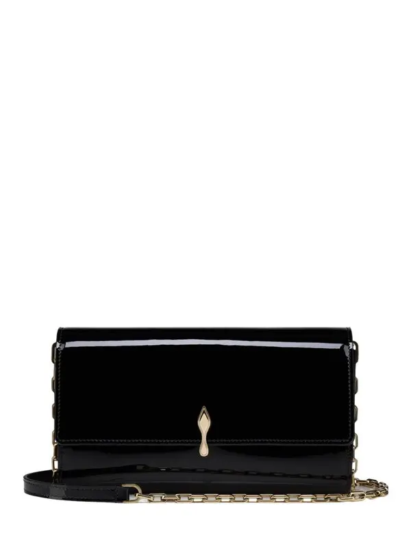 CHRISTIAN LOUBOUTIN Bettina Wallet On Chain - Black