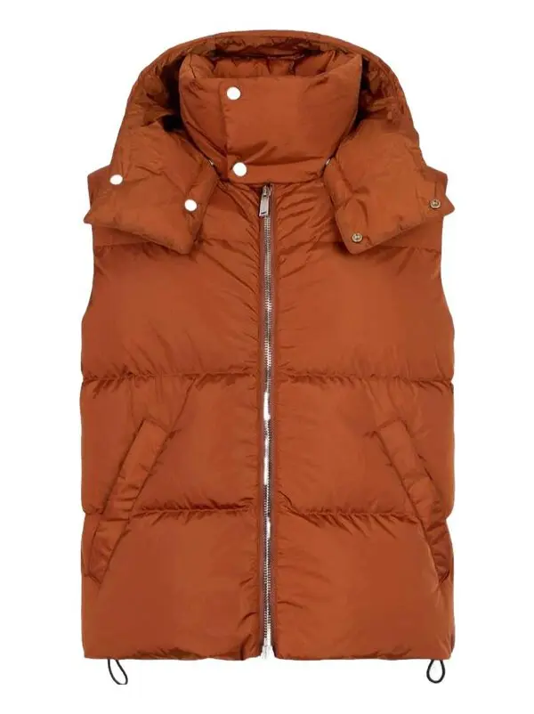 Dsquared2 Hooded Down Vest - Brick