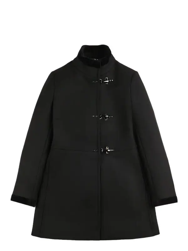 FAY Wool And Cashmere Virginia Coat - Black