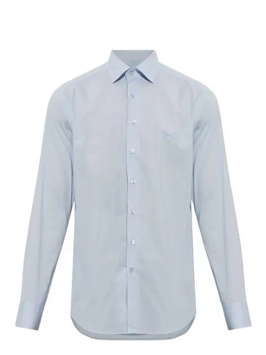 Etro Embroidered Logo Shirt - Blue