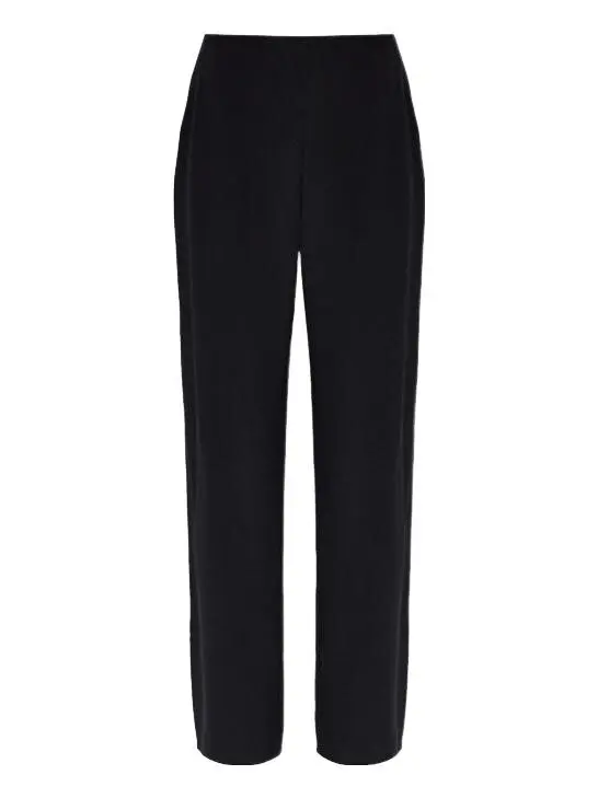 Cult Gaia Zippered Casual Pants - Black