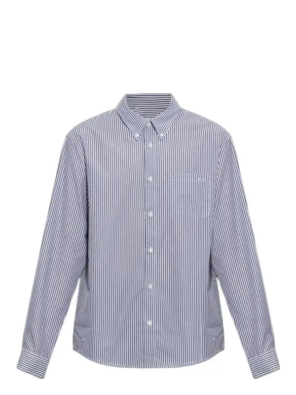 A.p.c. Cohsd Striped Shirt - Gray
