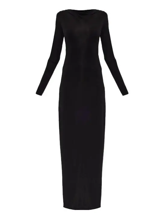Cult Gaia Long Sleeve Dress - Black
