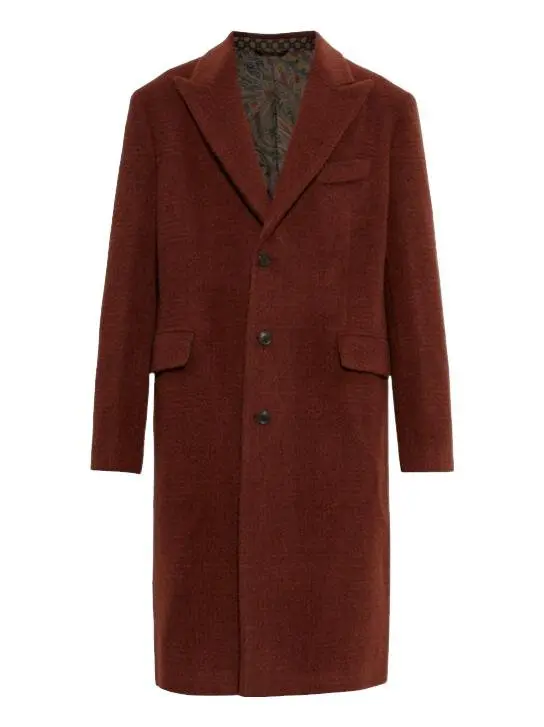 Etro Single-vent Tailored Coat - Brown