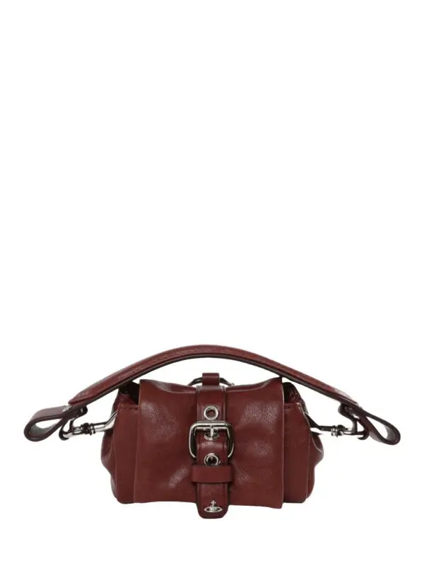 VIVIENNE WESTWOOD Hazel Treasure Charm Handbag - Chestnut