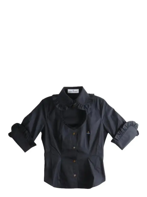VIVIENNE WESTWOOD Toulouse Frill Shirt - Black
