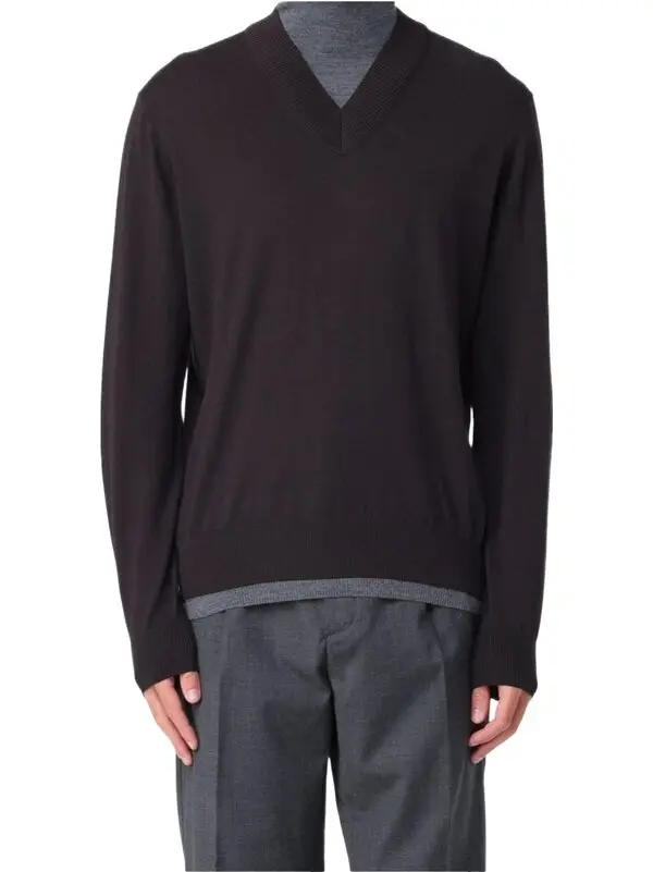 PAOLO PECORA Crewneck Jumper - Black