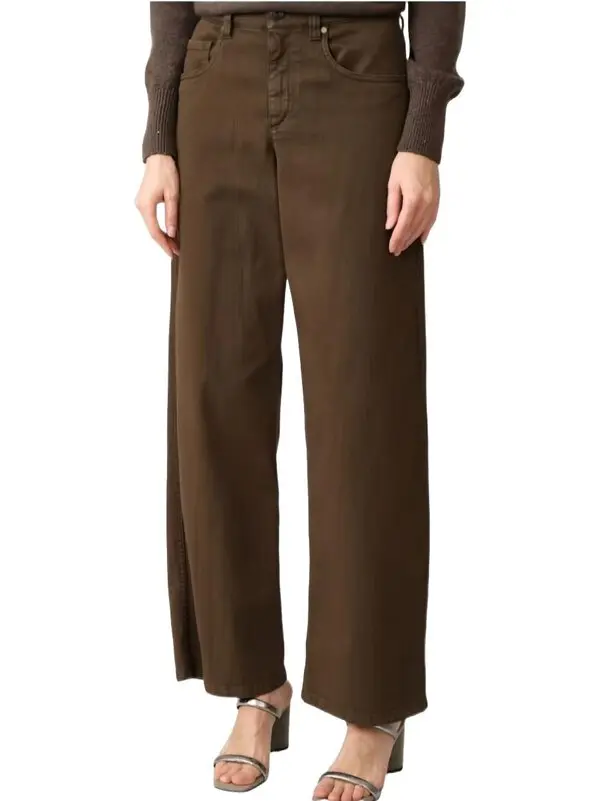 Brunello Cucinelli Wide-leg Trousers - Green