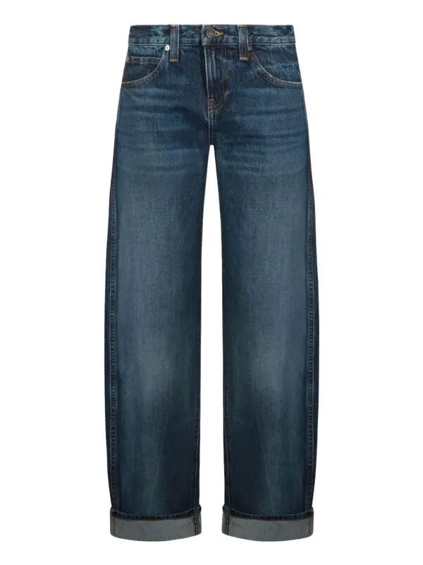 Khaite Belt Loop Jeans - Blue