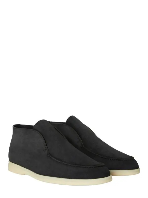 Loro Piana Open Walk Ankle Boots - Black