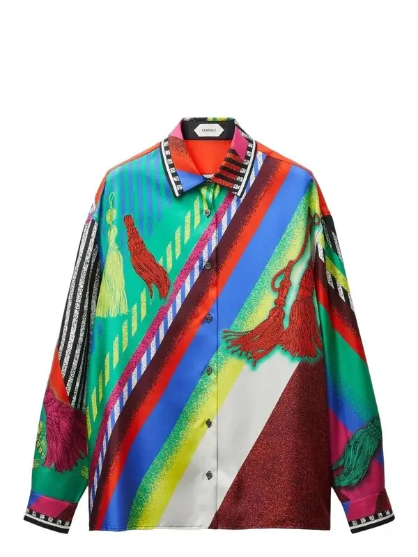 Versace Twill Print Shirt - Multicolor