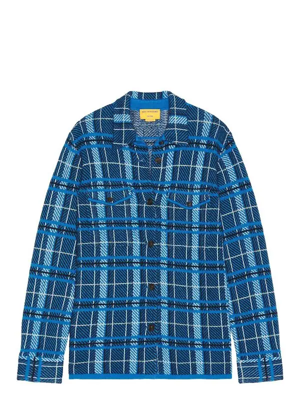 Guest In Residence Plaid Work Shirt - Twilight Combo