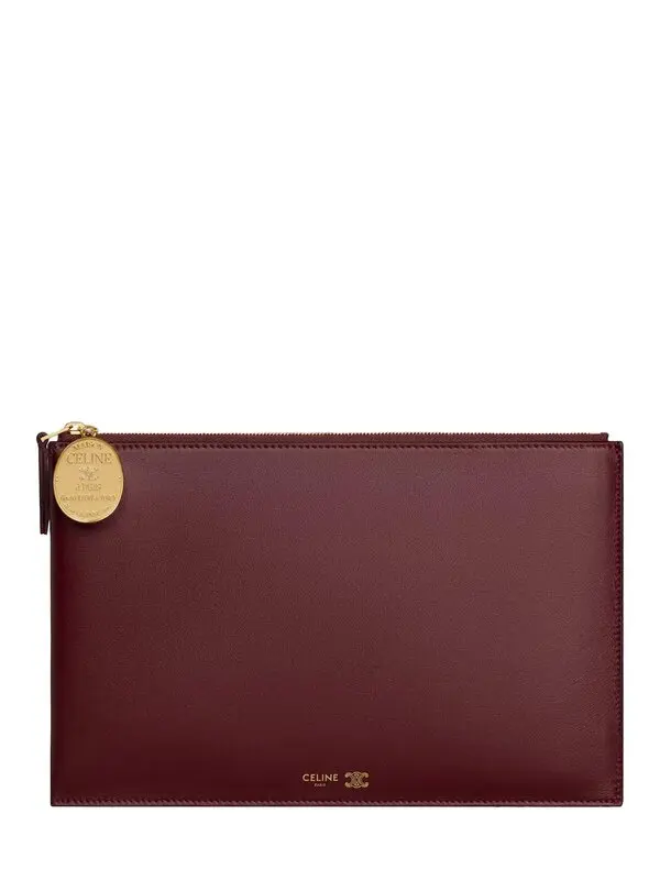 Celine Duo Leather Clutch Bag - Multicolor