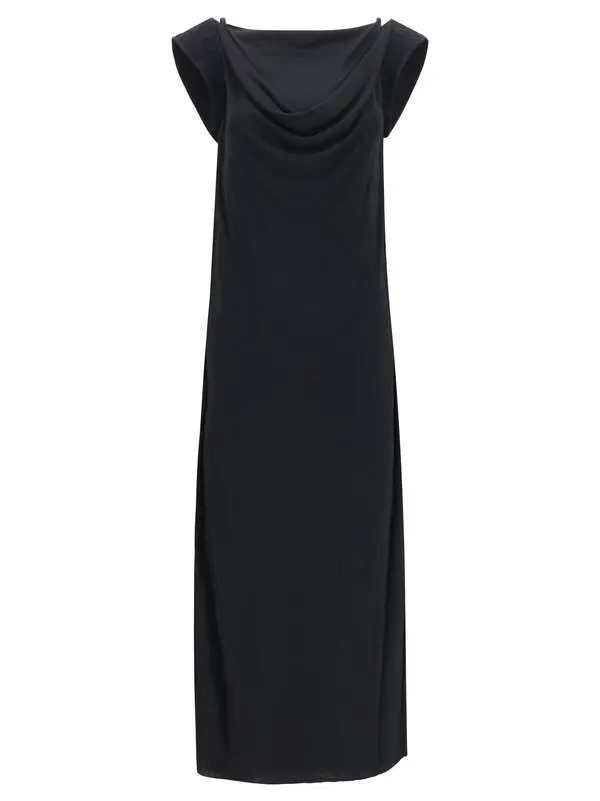 Bottega Veneta Viscose Crêpe Jersey Dress - Black