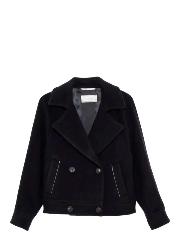 Peserico Wool Coat - Multicolor
