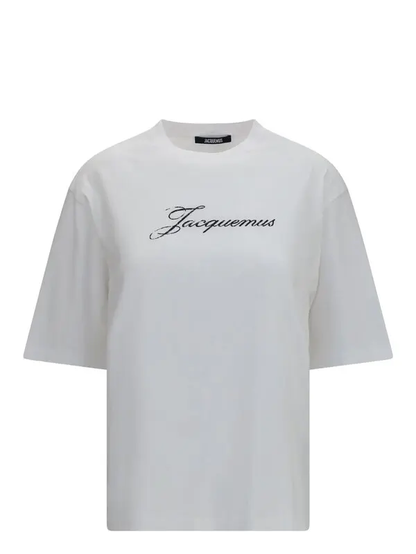 Jacquemus Cotton Logo T-shirt - White