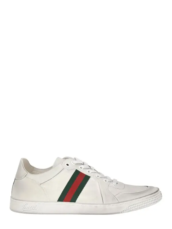 Gucci Leather Sneakers - White