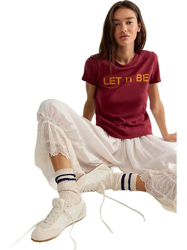 Junk Food Clothing Let It Be Tee - Cowhide