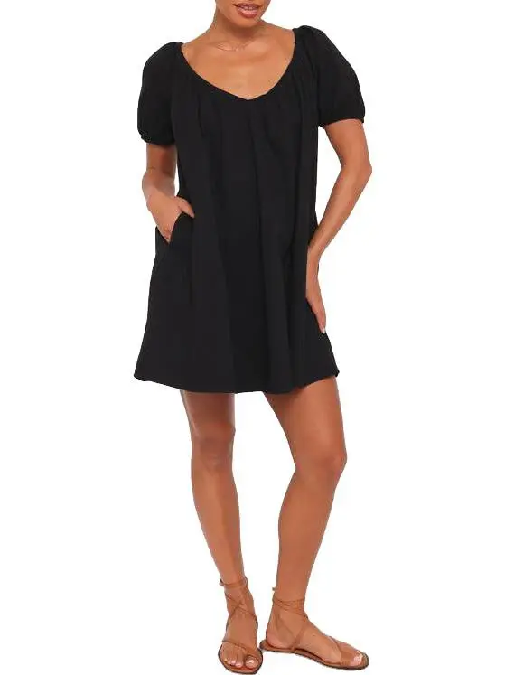 PETAL & PUP Marty Minidress - Black
