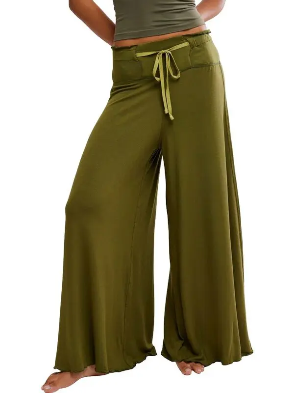 Free People Dream State Wide Leg Lounge Pants - Ferngully
